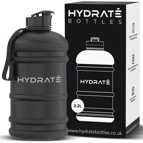 HYDRATE XL Jug 2.2 Litre Water Bottle Leak Proof Big Water Bottle Ideal ...