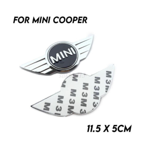 MINI COOPER R56 R53 R50 Wing Emblem Bonnet Hood Trunk Rear Boot Badge ...