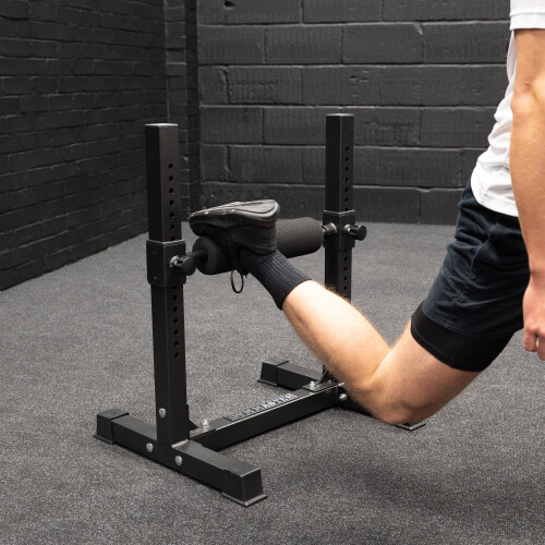 GYM MASTER Adjustable Single Leg Squat Roller Stand with Foam Foot Rest ...