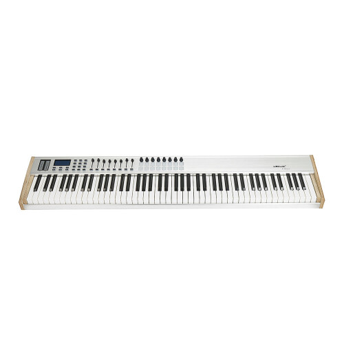 Worlde P 88 Pro 88 Key Usb Midi Keyboard Controller With 88 Semi Weighted Keys 16 Rgb Backlit