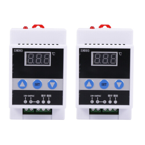 2X -6000 110-240V Guide Rail Thermoregulator Digital Temperature ...