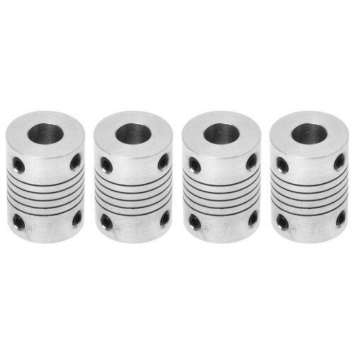4X Motor Shaft 8mm to 8mm Joint Helical Beam Coupler Coupling D18L25 on ...