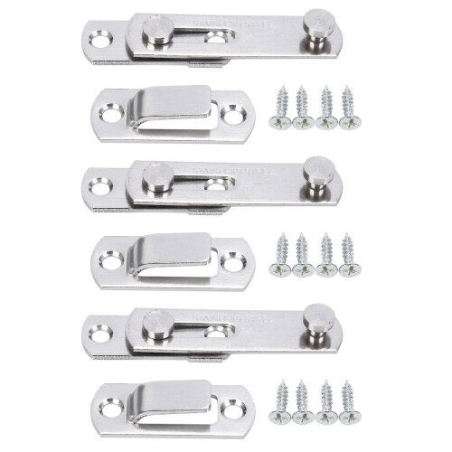 3X Hasp Latch METAL Hasp Latch Lock Sliding Door Lock for Window ...