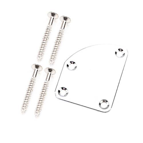 4-Hole Asymmetric Bending Electric Guitar Bass Neck Connecting Plate ...