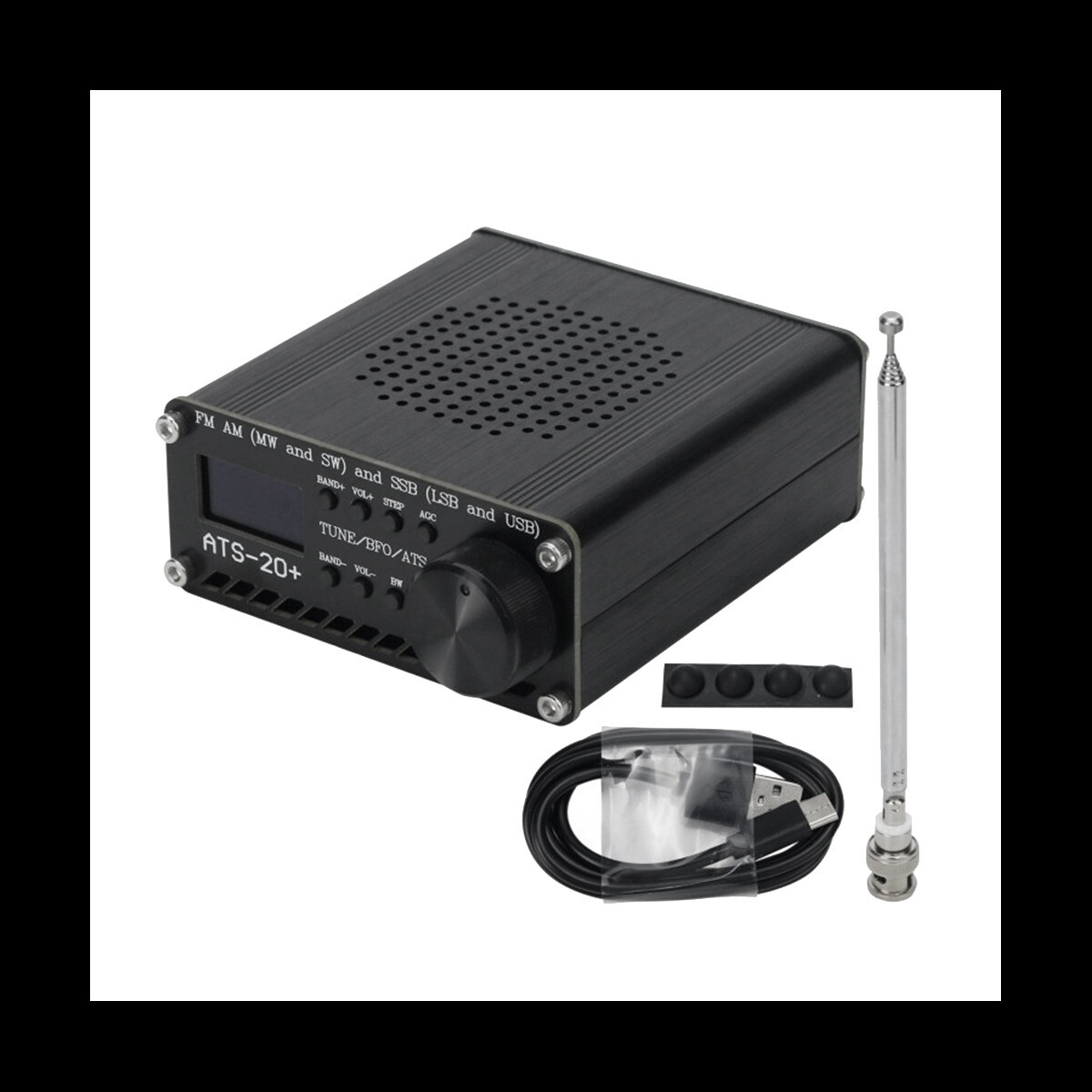 ATS-20+ Plus ATS20 V2 SI4732 Radio Receiver DSP SDR Receiver FM AM (MW ...