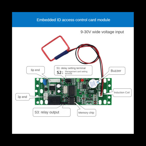 RFID Embed Control Module,Intercom Access ,Elevator Access Control 9 ...