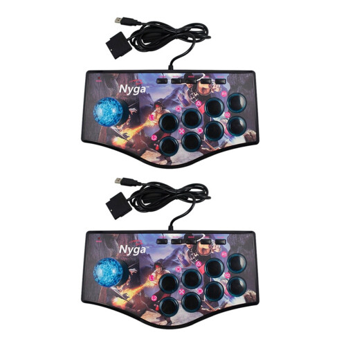 2X Retro Arcade Game Rocker Controller USB Joystick for Ps2/Ps3/Pc ...