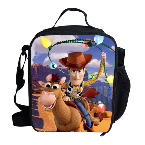 (A) Hot Cartoon Lunch Bag Kids School Character Toy Story Cowboy Lunch ...