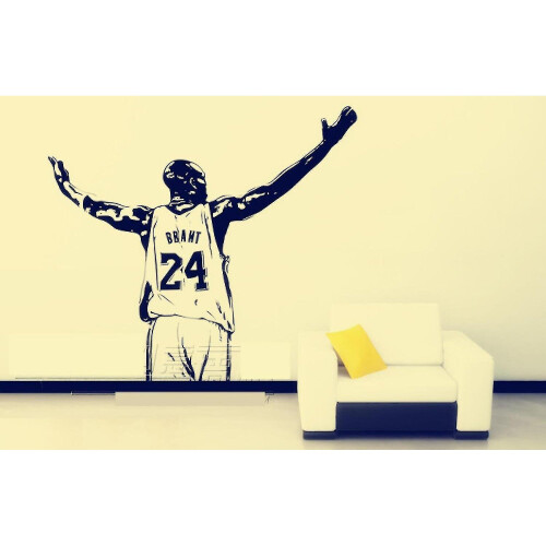 Basketball Star Kobe Bryant Wall Stickers 62x70cm on OnBuy