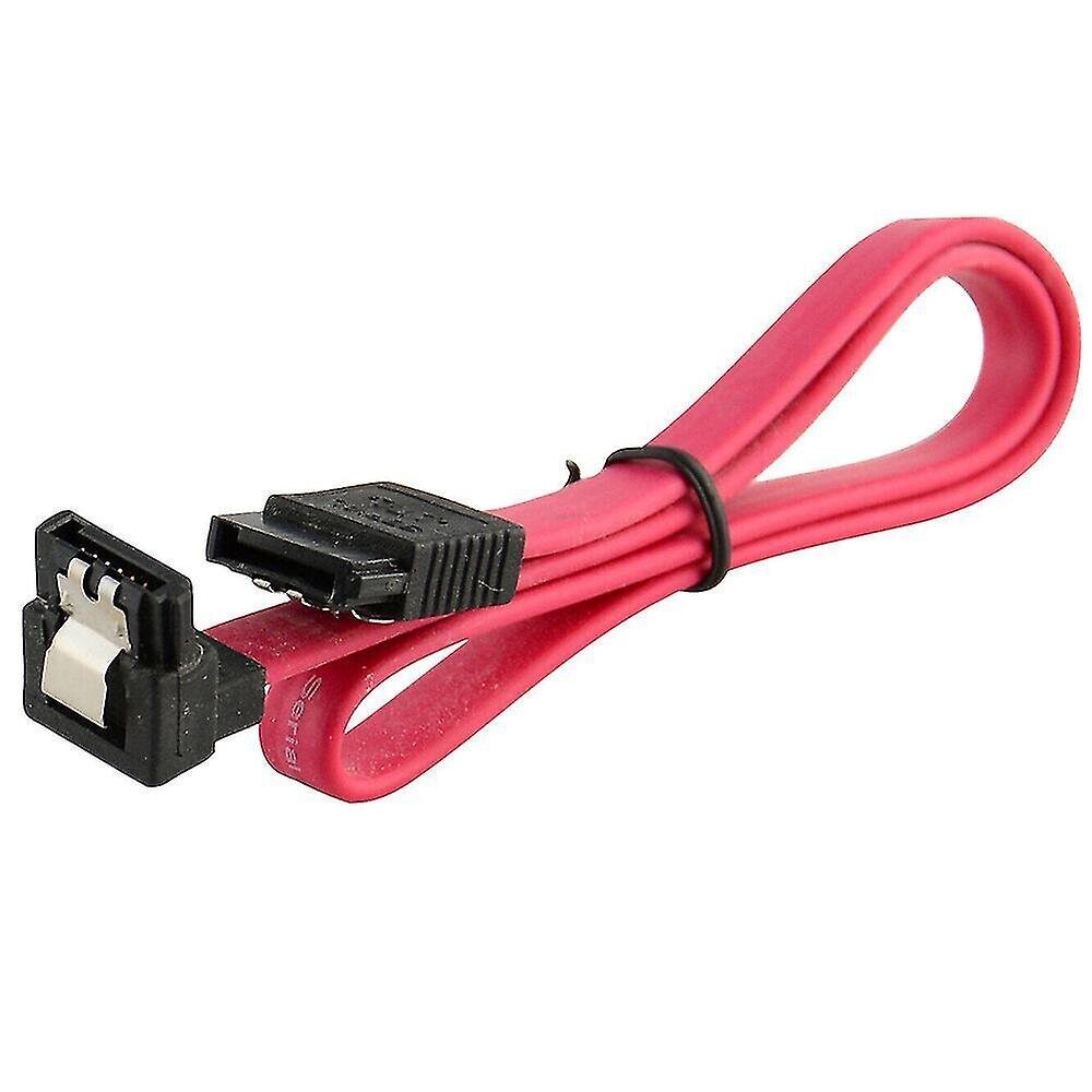 19" Sata 3.0 Data Cable Sata3 Iii 6gb/s Right Angle 90 Degree Ssd Hdd ...