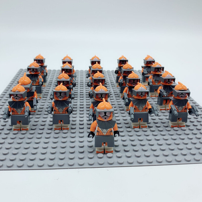 (Star wars clone troopers B) 21pcs Star Wars Series Minifigure Clone ...
