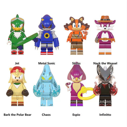 Sonic The Hedgehog Minifigures Building Blocks Kids Toys Gifts Marvel ...