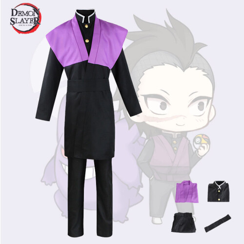 Demon Slayer Corps Shinazugawa Genya Cosplay Costume Set Comiccon Role ...