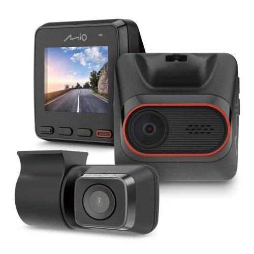 Mio MiVue C420 Dual Car Camera Dash Cam Full HD 1080P @30fps, 2M Sensor ...