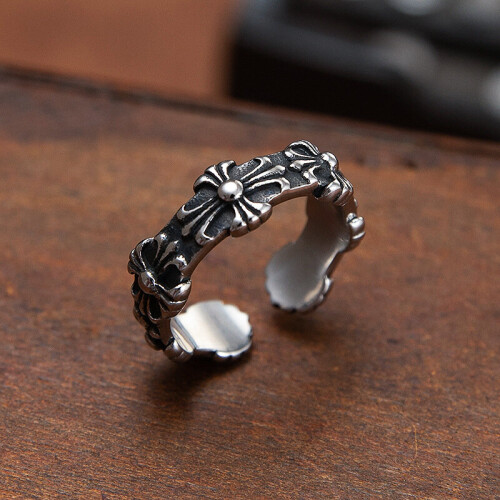 Antique Silver Mens Ring on OnBuy