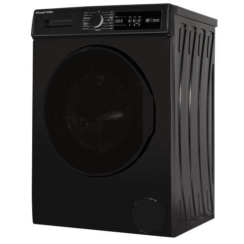 Russell Hobbs Washing Machine 8kg 1400rpm Black Freestanding RH814W111B ...