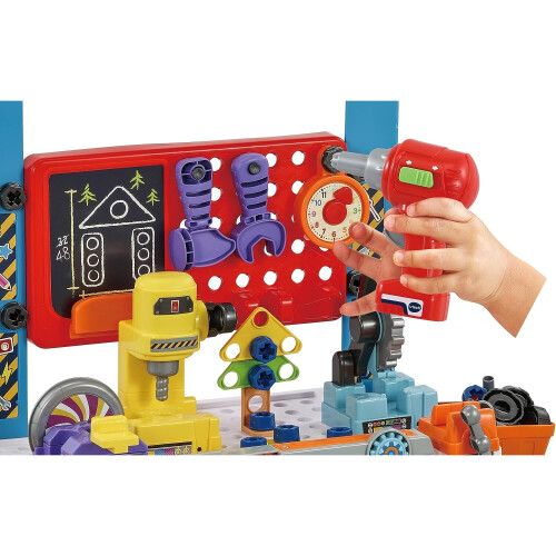 VTech My Busy Workbench, Interactive Toddler Toy, Pretend Play Tools ...