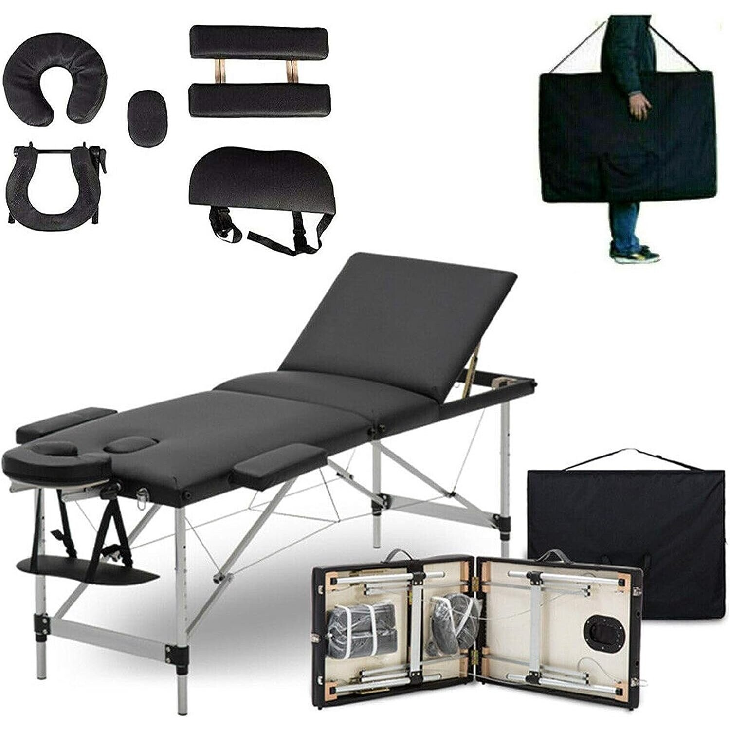 Professional Massage Table Beauty Couch Bed Tattoo Spa Reiki Table Bed ...