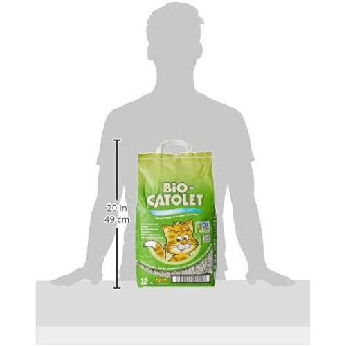 Bio-Catolet Light & Hygienic Recycled Paper Granules Cat Litter 12 ...