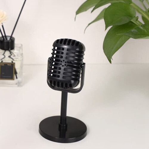 Vintage Microphone Prop,Plastic Microphone,Retro Microphones for ...