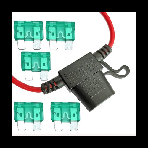 Universal 12V Electric Fuel Pump Relay Kit Waterproof Relay with Fuel ...
