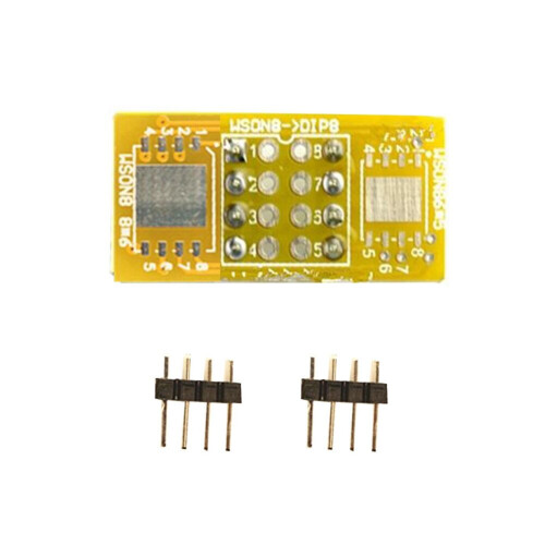2PCS Programmer Adapter WSON8 to DIP8 Programmer Adapter Board QFN8/DFN8 to DIP8 & WSON8/MLF8 to ...