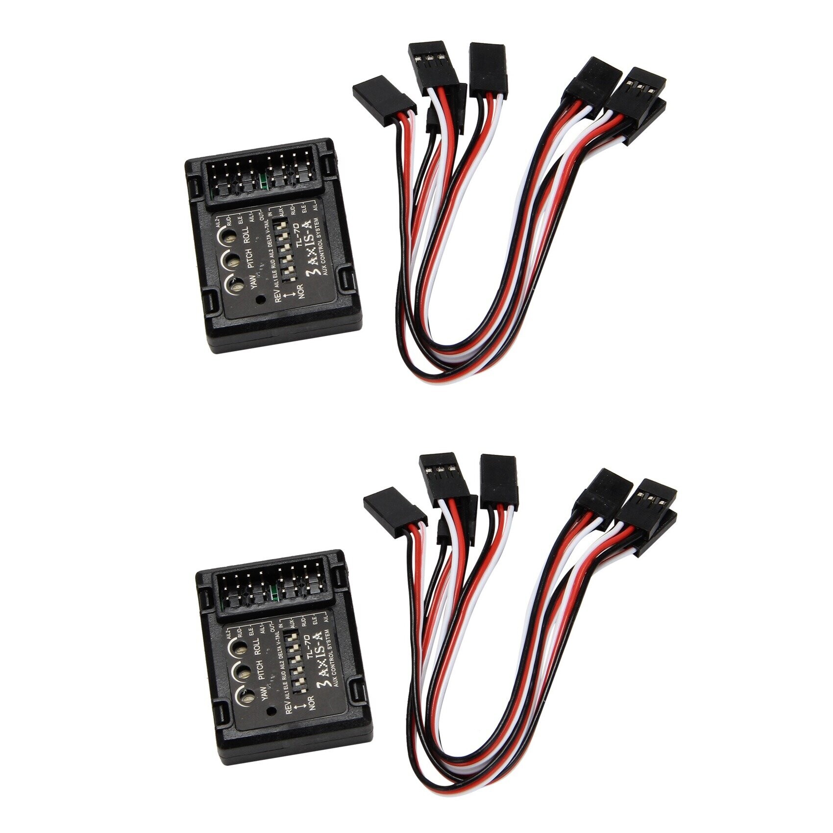 2X 3 Axis Flight Controller Stabilizer System Gyro Fixed Flying Wing ...