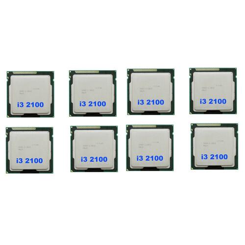10X for Core I3 2100 CPU LGA1155 Processor 3MB Dual Core Desktop CPU ...