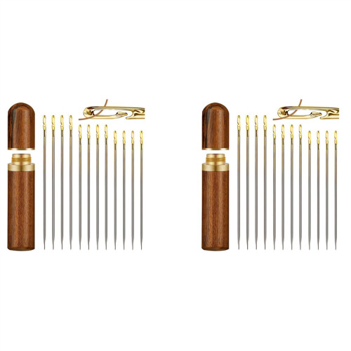 2X Self-Threading Needles,Sewing Needles for Hand Sewing,for the ...