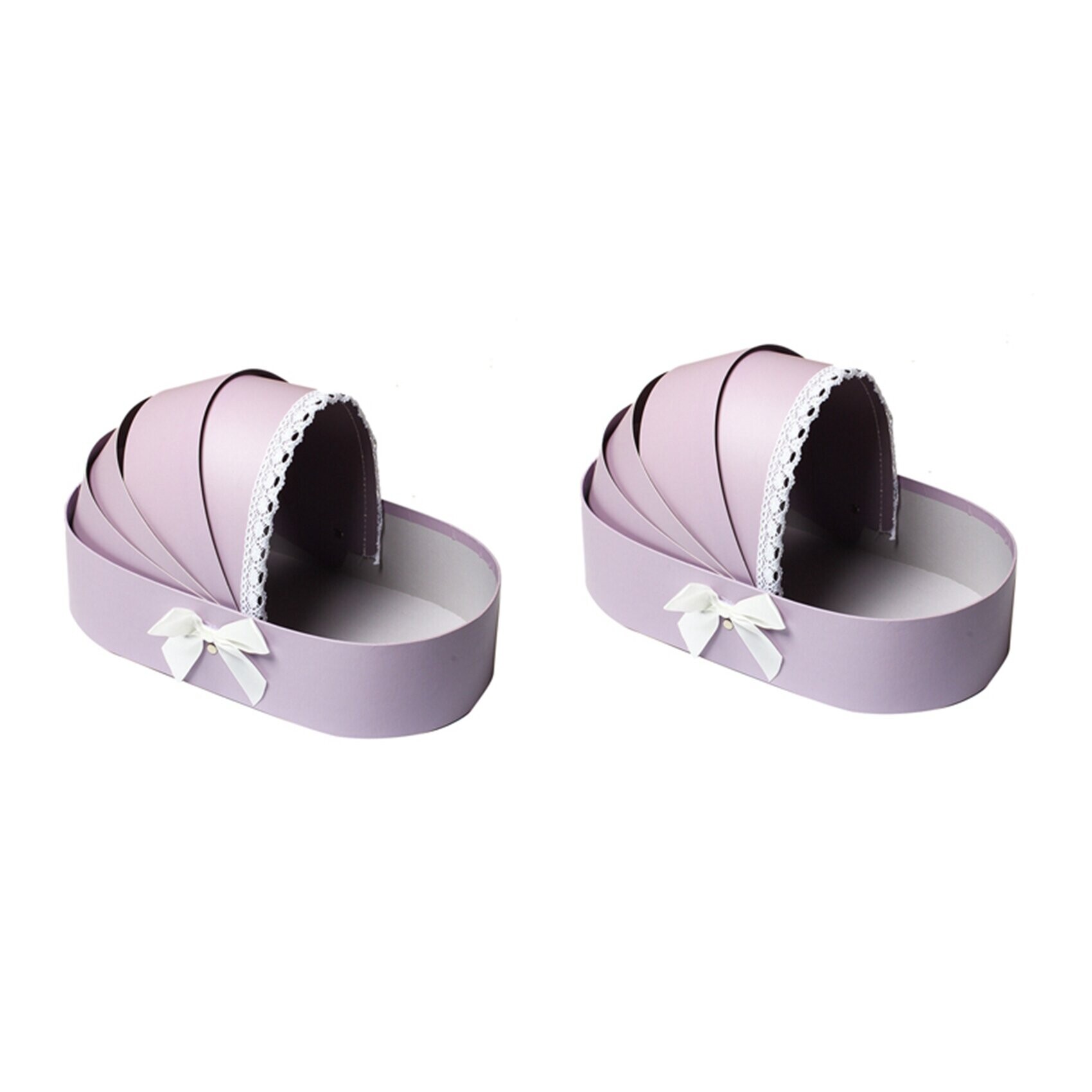 2X Cradle Flower Box Flower Arrangement Basket Gift Boxes Romantic ...