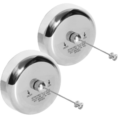 Retractable Clothesline 304 Stainless Steel Clothes Line, Durable Heavy ...