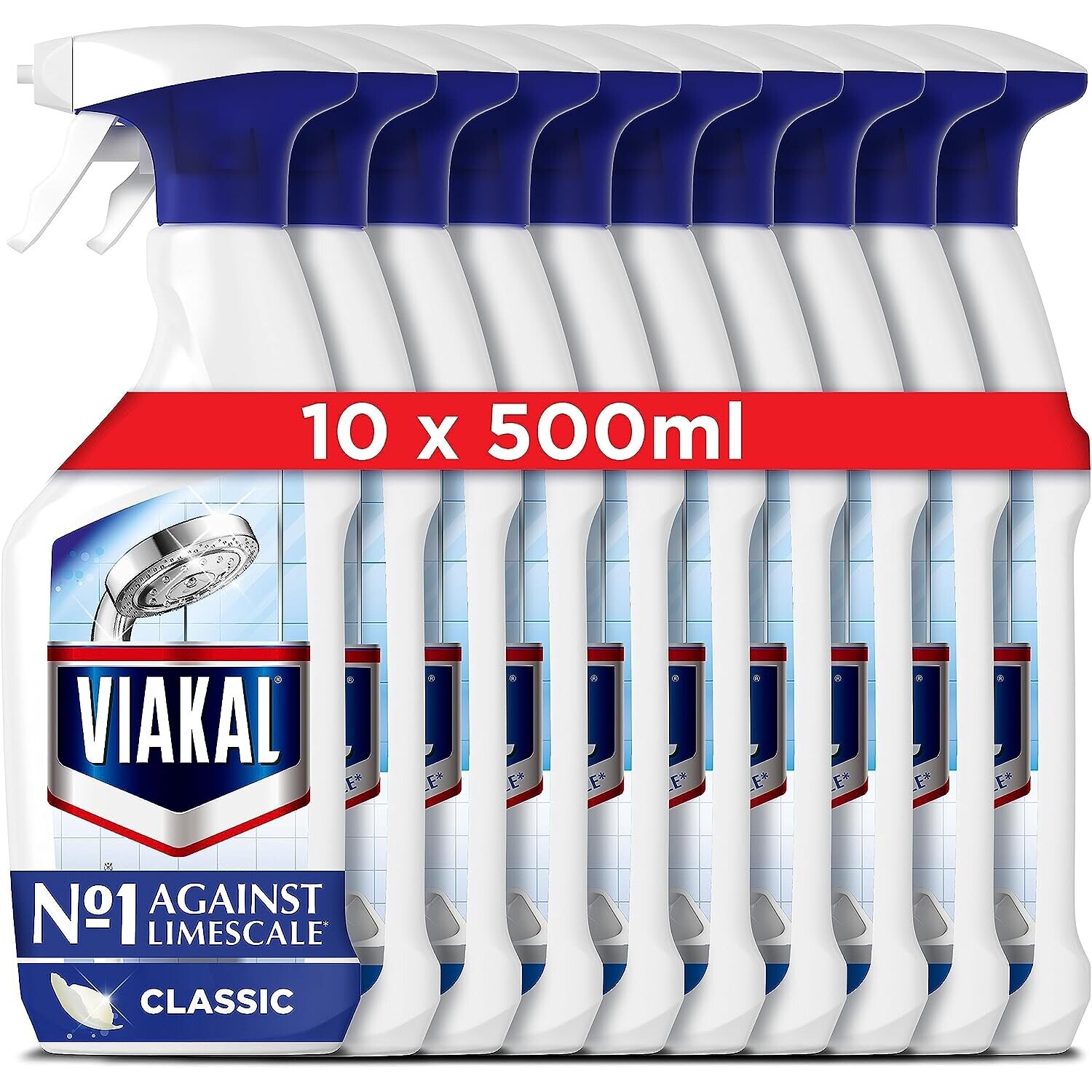 Viakal Limescale Remover Spray, Classic, 5 Litre (500 ml x 10) on OnBuy