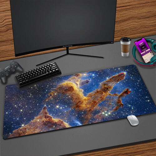 (a-EP099099 Nebula (11) 300x700x2mm) Purple Nebula Mouse Pad Gamer ...