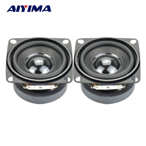 AIYIMA 2Pcs 2 Inch Full Range Speaker 4 Ohm 5W Mini Woofer Speakers DIY Home Theater Audio ...