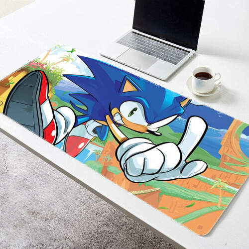 (a-HC006970 300x600x2mm) Sonic Large Mouse Pad Gamer Gaming Keyboard ...