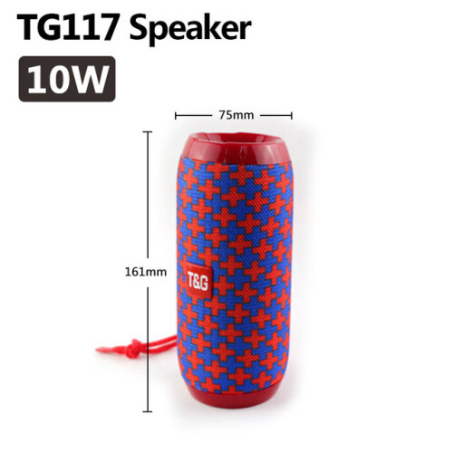 (a-TG117 red blue) Bluetooth Speaker column music center Wireless ...