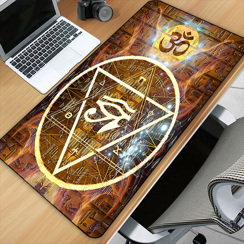(a-LMP-019 size 600x300x3mm) Masonic Illuminati Art HD Printing XXL Mouse Pad Gamer Accessory ...