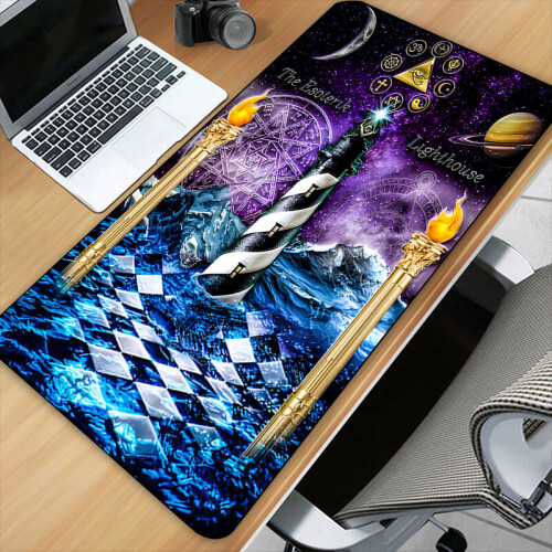 (a-LMP-013 size 800x300x2mm) Masonic Illuminati Art HD Printing XXL ...