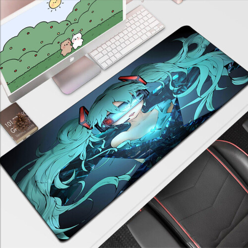 (a-HC008735 300x800x3mm) H-Hatsunes Miku Mouse Pad Desk Protector Mouse ...