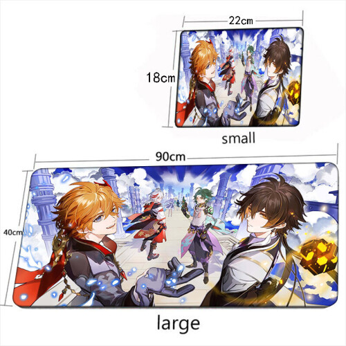 (a-ZY004748 300x600x2mm) Large Mouse Pad Genshin Impact Pc Gamer ...
