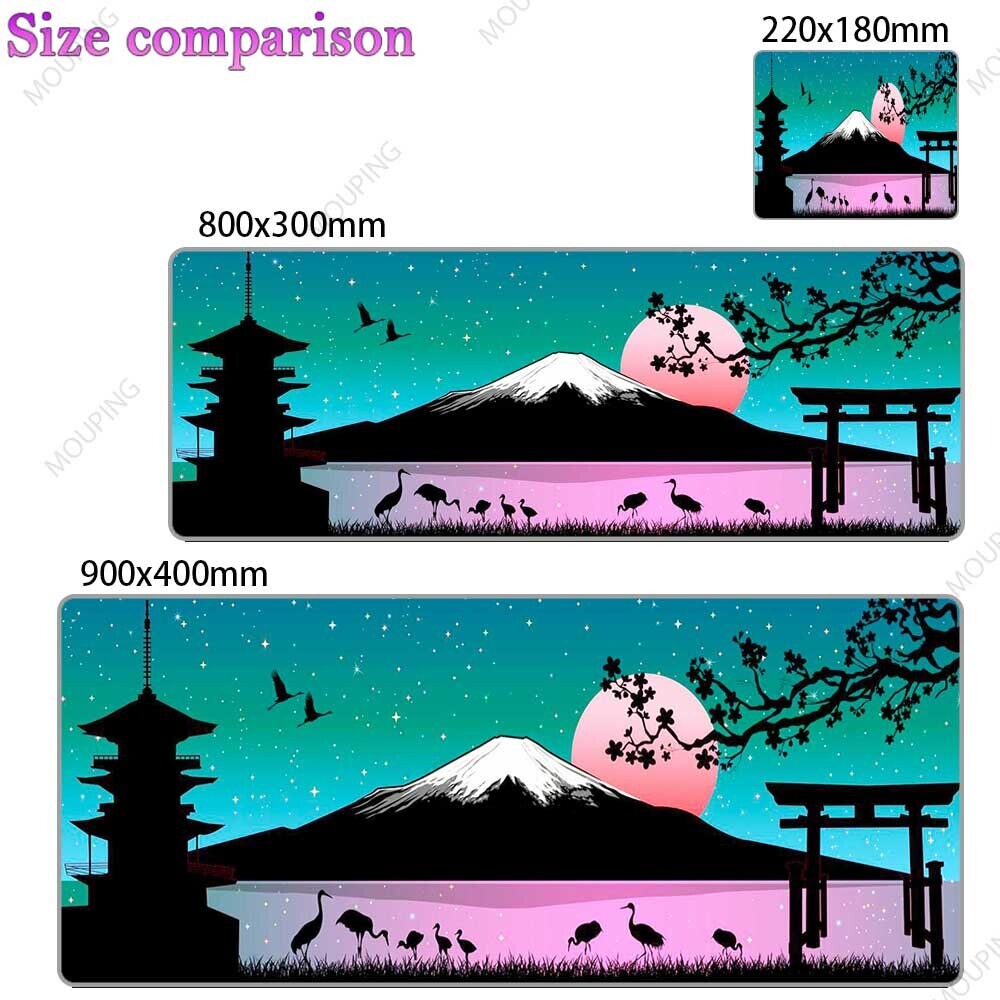 (a-15 600x300x3mm) Purple Mouse Pad Switch Pad Kawaii Laptop Large ...