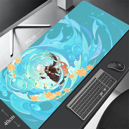 (a-WA00317 (2) 600x300x2mm) Genshin Impact Large Mousepad Gaming ...