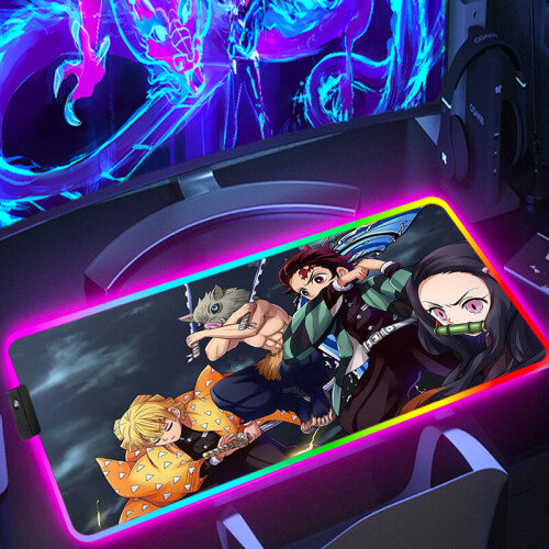 (a-FH003320 300x700x3mm) Mouse Gaming Pad Demon Slayer Computer Mat ...