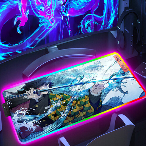 (a-FH003317 300x800x3mm) Mouse Gaming Pad Demon Slayer Computer Mat ...