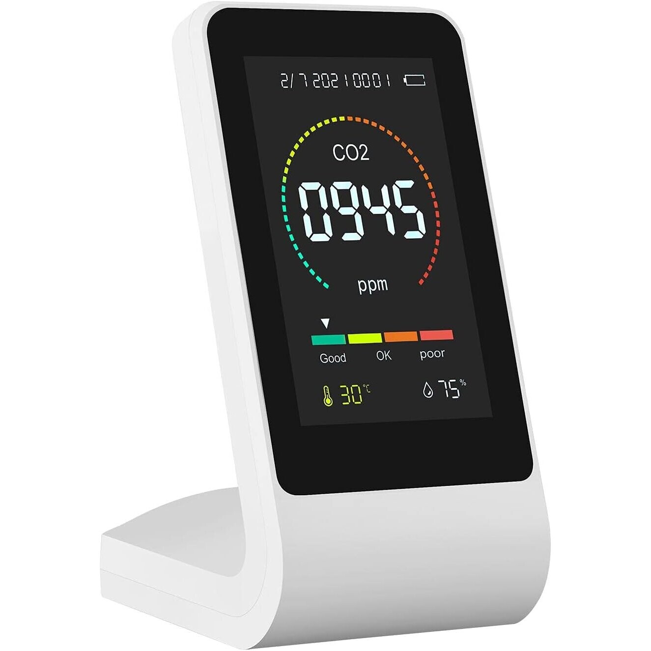 Indoor CO2 Detector, CO2 Carbon Dioxide Detector, CO2 Meter Indoor Air ...