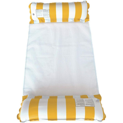 Pool Float Chair, Inflatable Swimming Pool Floating Bed Hammock with ...