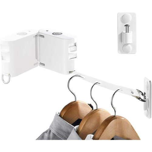 Retractable Clothesline, 1 to 2 Clothes Line Winder with 4.2M Laundry ...