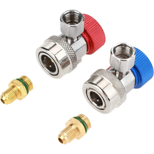 Quick Coupler Connector, R134 A/C Low/High Quick Connector Air ...