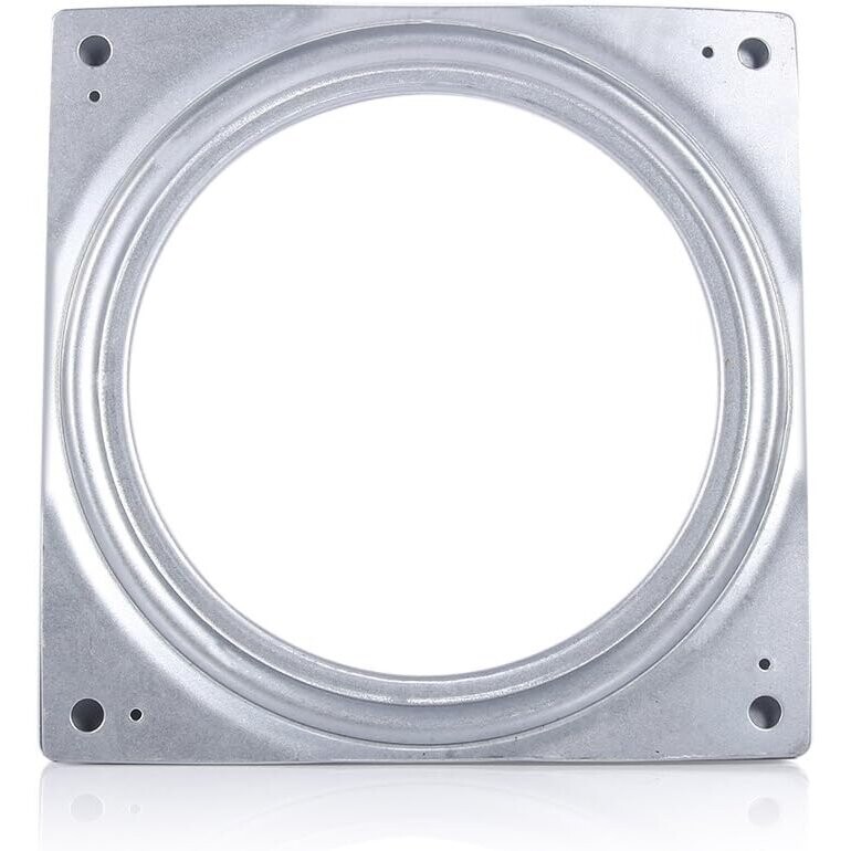 Inch Square Lazy Susan Rolling Rotary Swivel Turntable Galvanized Steel ...