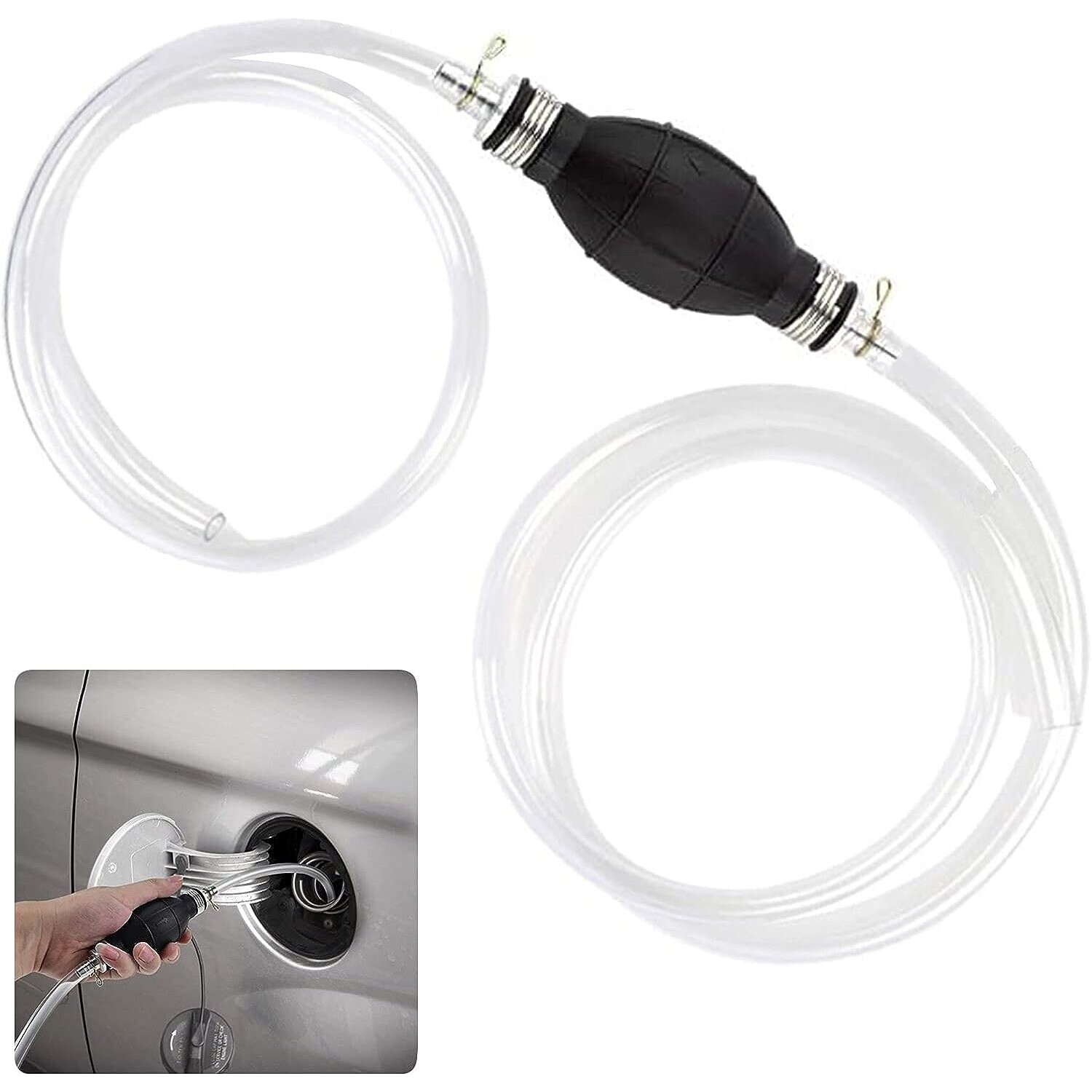 Universal Fuel Hand Pump Portable Manual Fuel Siphon Pump Manual Fuel ...